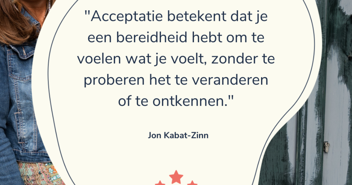 Hoe ga je van controle en verzet naar bereidheid en acceptatie? - Marion